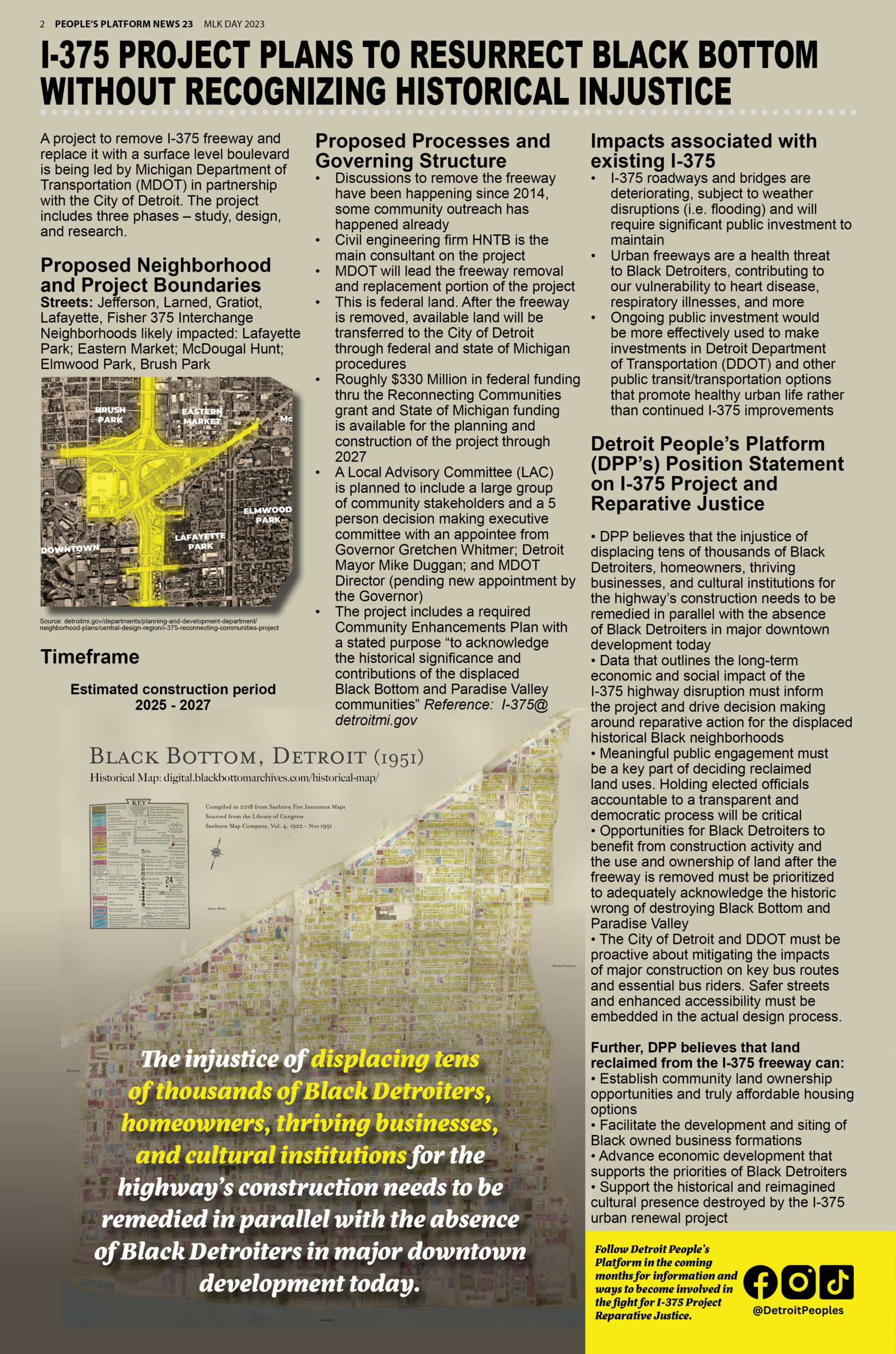 I-375 Project plans to resurrect black bottom without recognizing ...