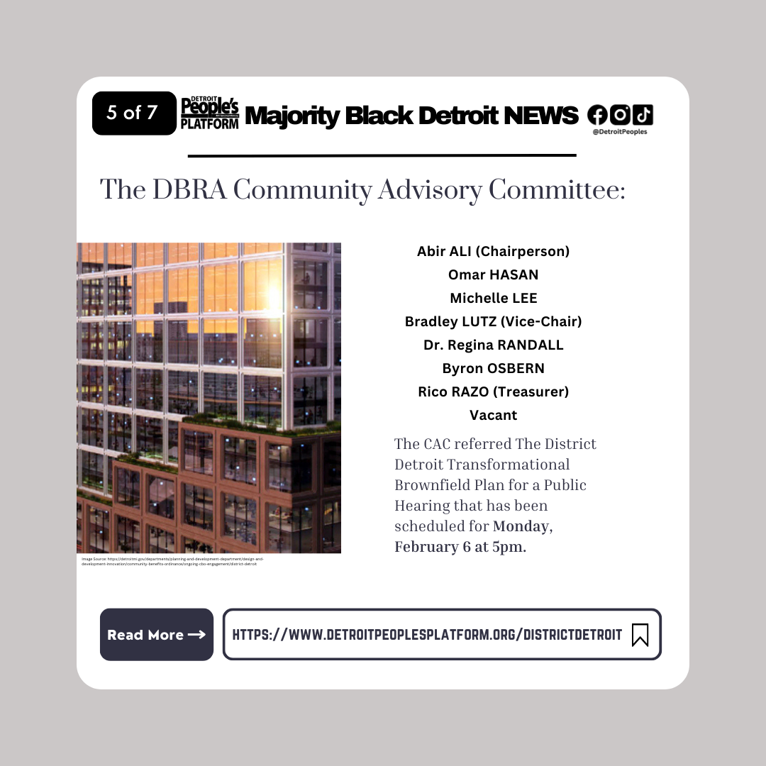 Who will be voting on the District Detroit? - Detroit People's Platform ...